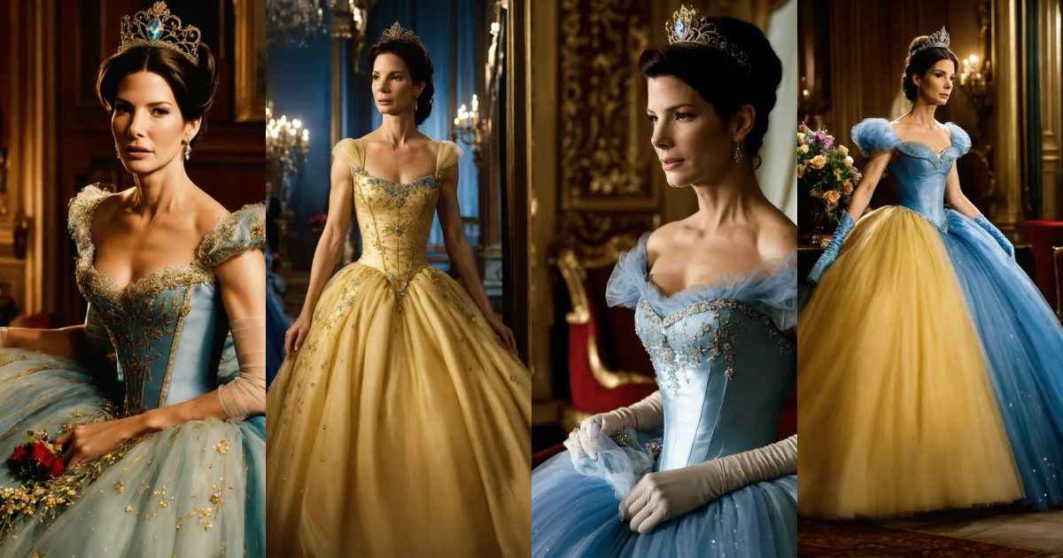 Lexica - Sandra bullock as cinderella