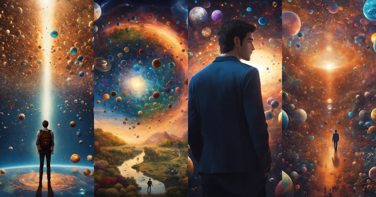 Lexica - Multiverse from a 25 year old white male with dark hair ...