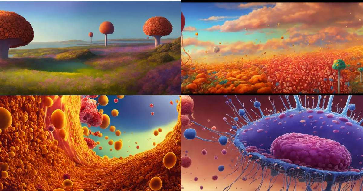 Lexica - Detailed perspective of a mast cell, detailed perspective of a ...