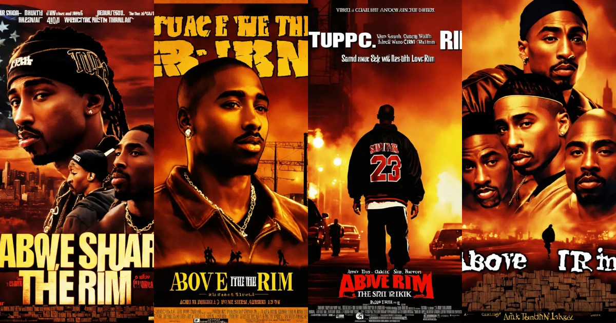 Lexica - Tupac Shakur Above the Rim Movie Poster