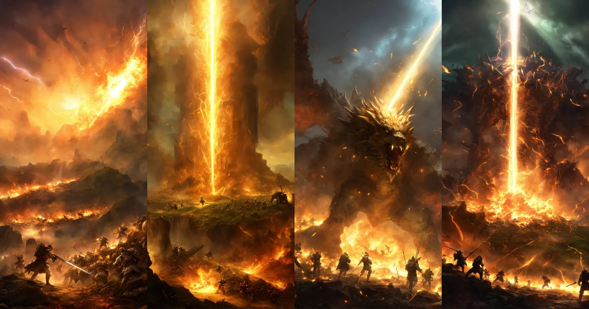 Lexica - A beam of light causing chaos and destruction, destroying many ...