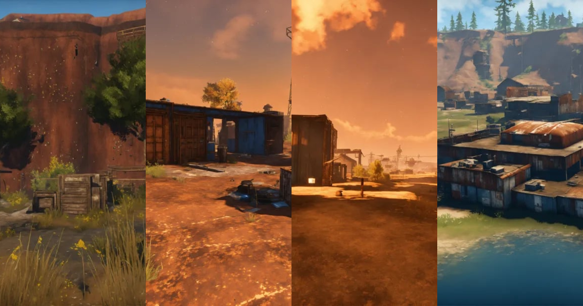 Lexica - Rust call of duty map, blue sky