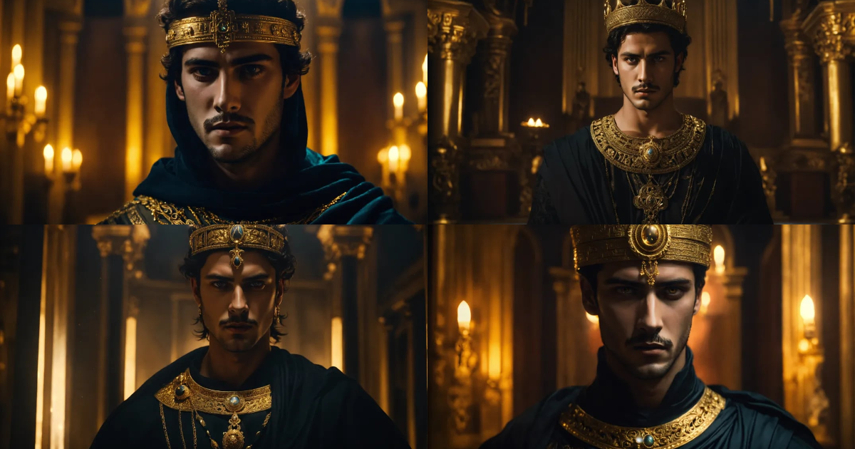 Lexica - Dark, mysterious and dramatic portrait of a young handsome ...