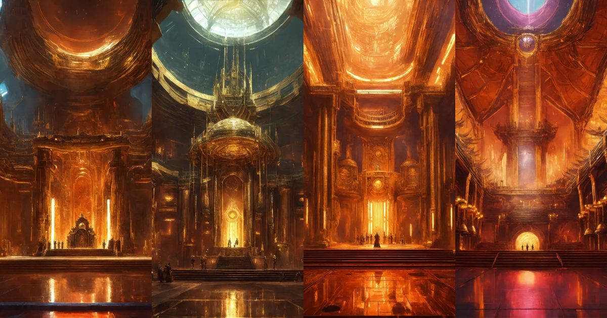 Lexica - Massive gigantic sci fi emperors throne room
