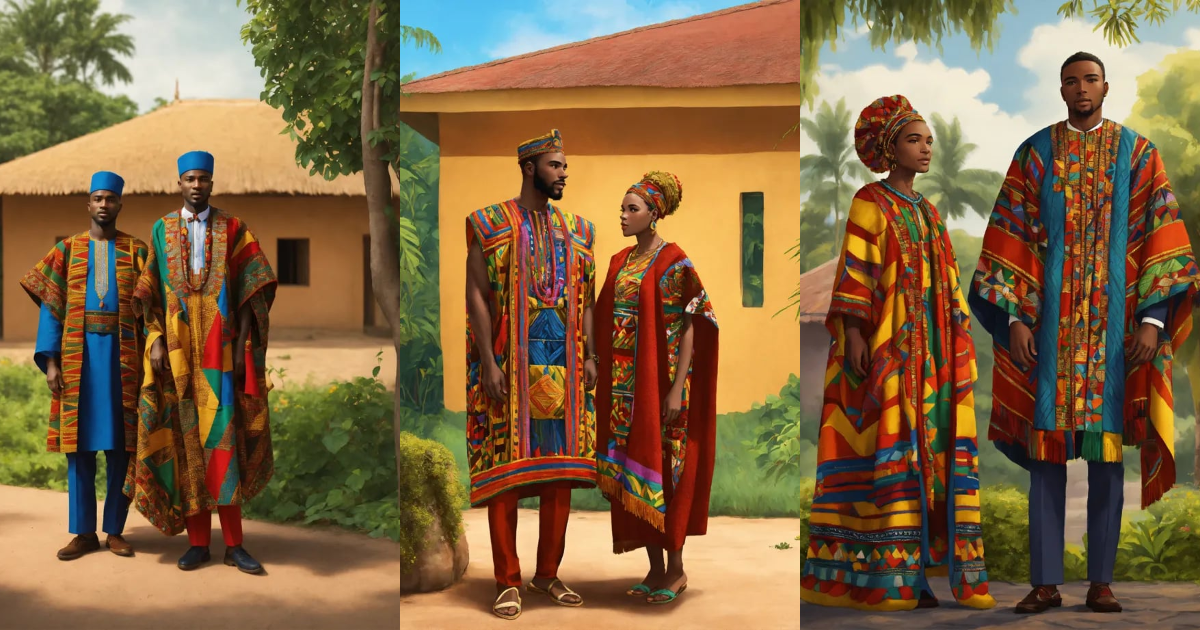 Lexica - ILLUSTRATE a good-looking Cameroonian man and woman with ...