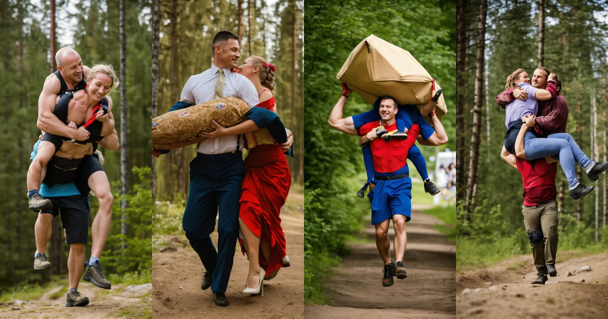 Lexica - Husband carrying wife competition in Finland