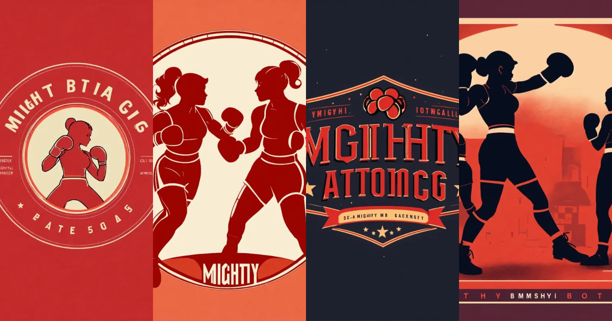 Lexica - A minimalist logo for a show about women boxing, called ...