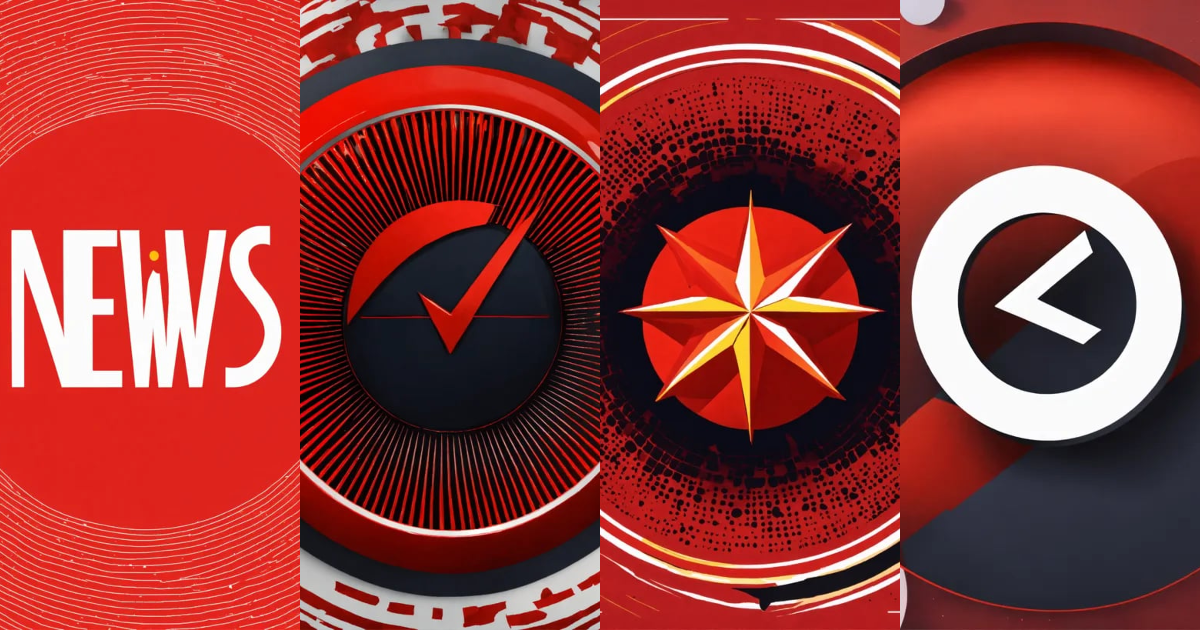 Lexica - News flash logo in red circle