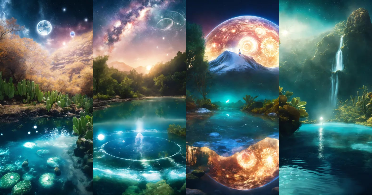 Lexica - Underwater long exposure photography, a giant white river ...