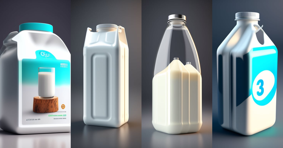 Lexica - 3D RENDERING OF A MILK CARTON, OCTANE RENDER