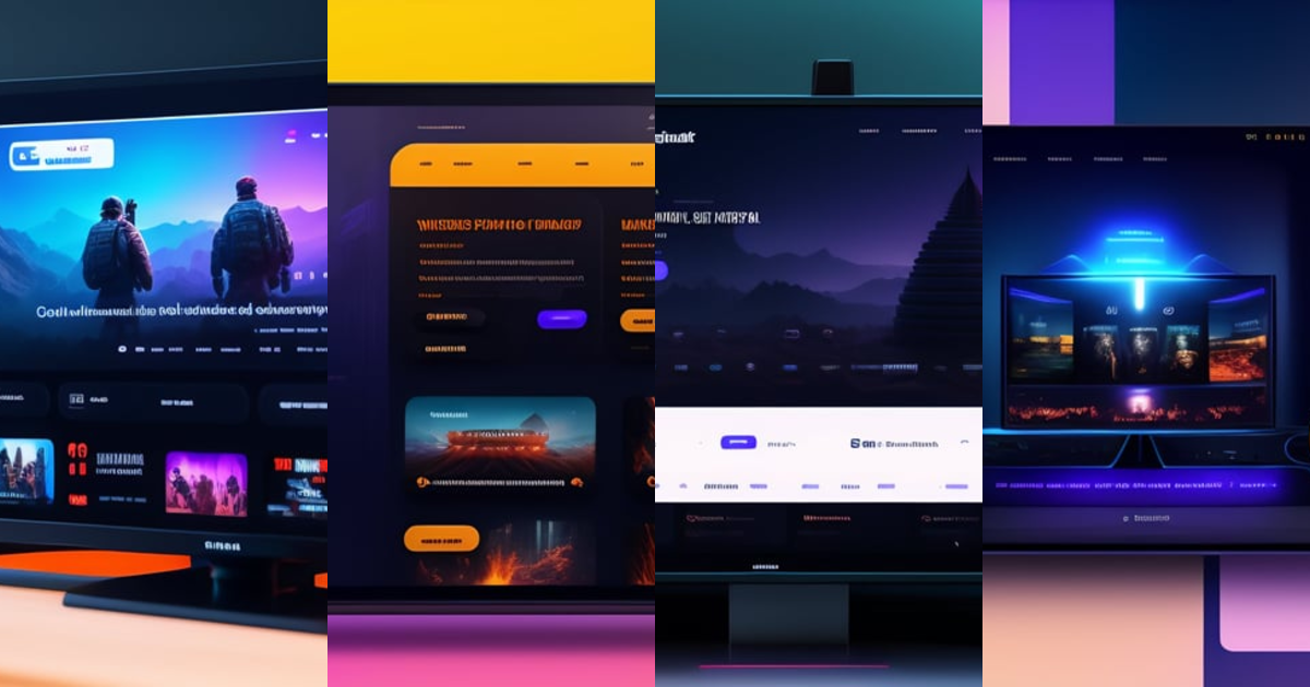 Lexica - Website UI/UX for a video streaming service, twitch like functionality, cybersports ...