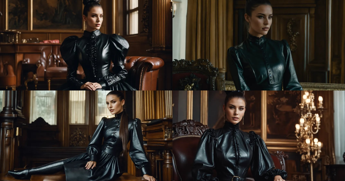 Lexica - Stunning european mistress woman fashion model sitting ...