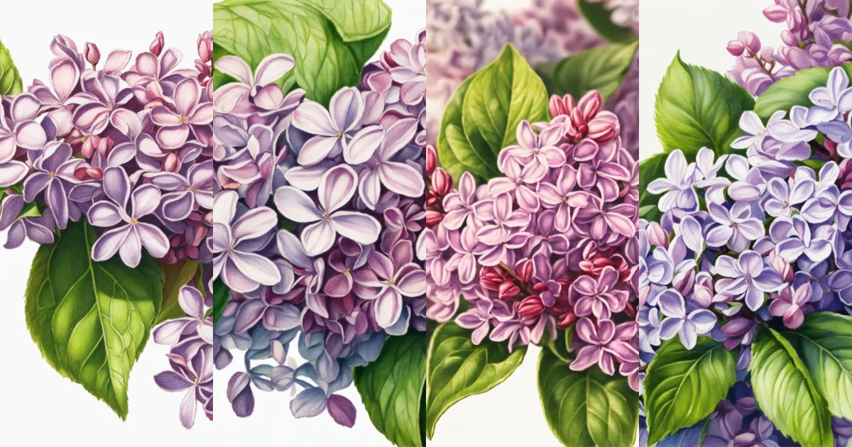 Lexica - Beautiful branches of blooming lilac, excellent, vintage style ...