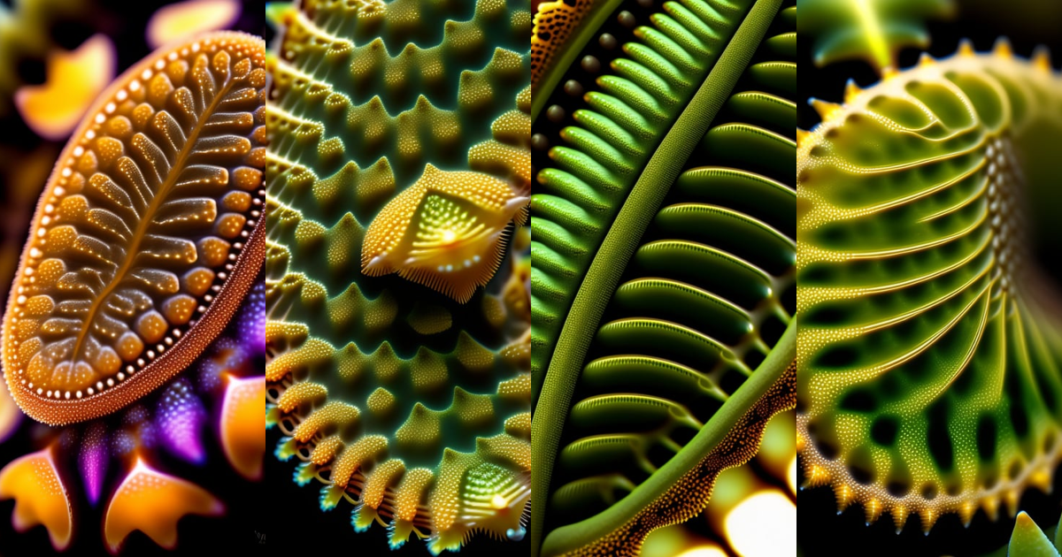 Lexica - Gecko foot detail scale macro cells skin eyes complex fractal ...