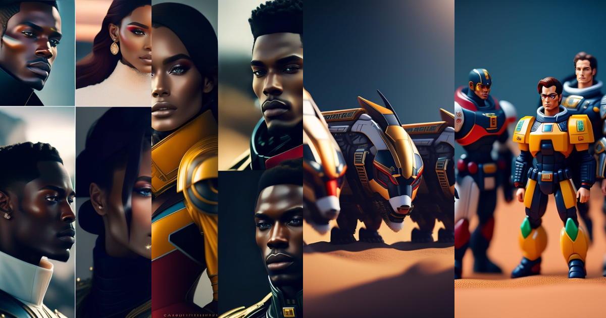 Lexica - Voltron intricate set, vogue magazine, canon, highly realistic ...