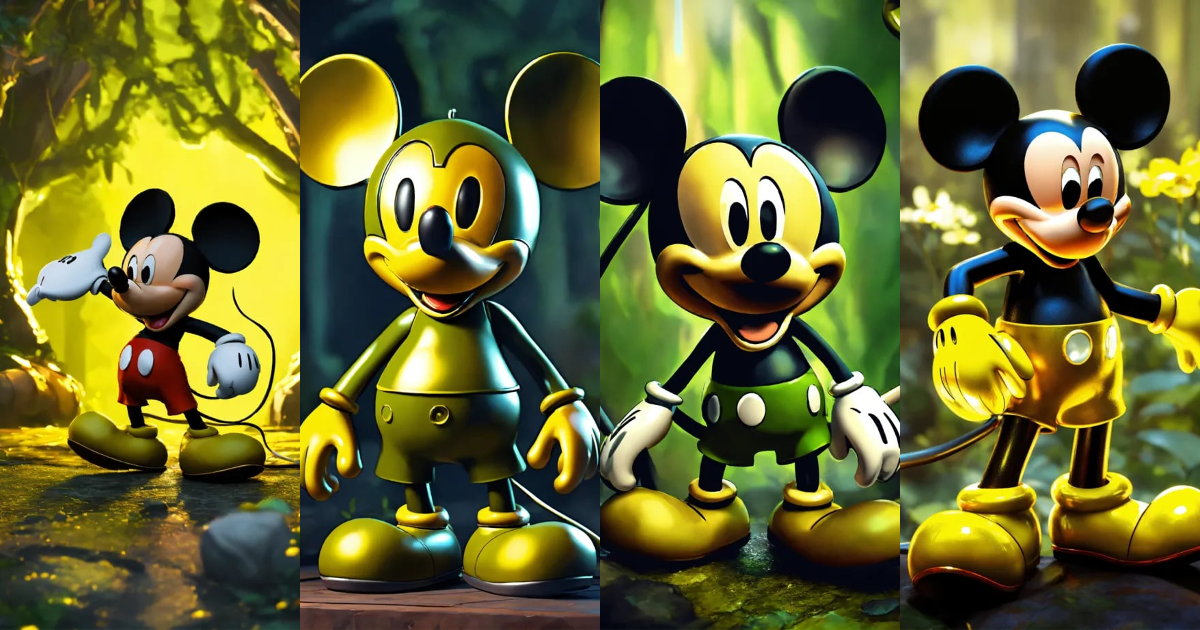 Lexica - Mickey Mouse Unreal engine 7, Darkfantasy, Mystical colored ...