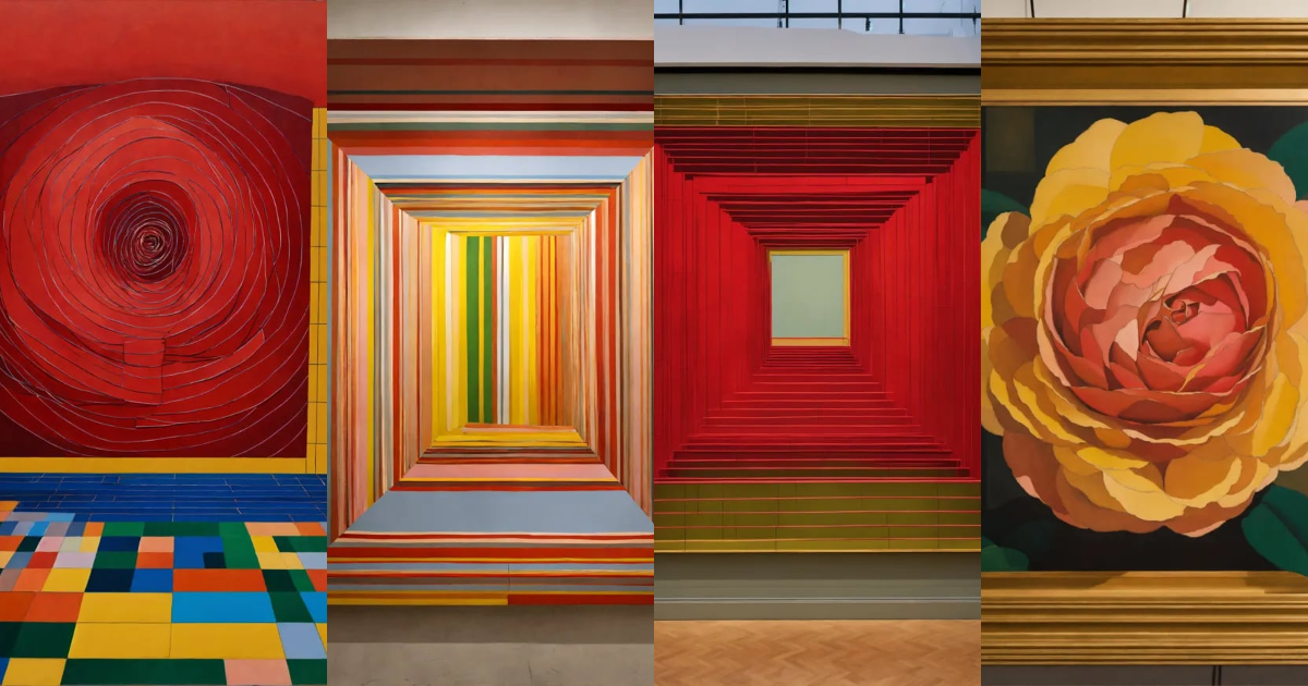 Lexica - Conceptual painting of rose lee in the style of Joseph Kosuth ...