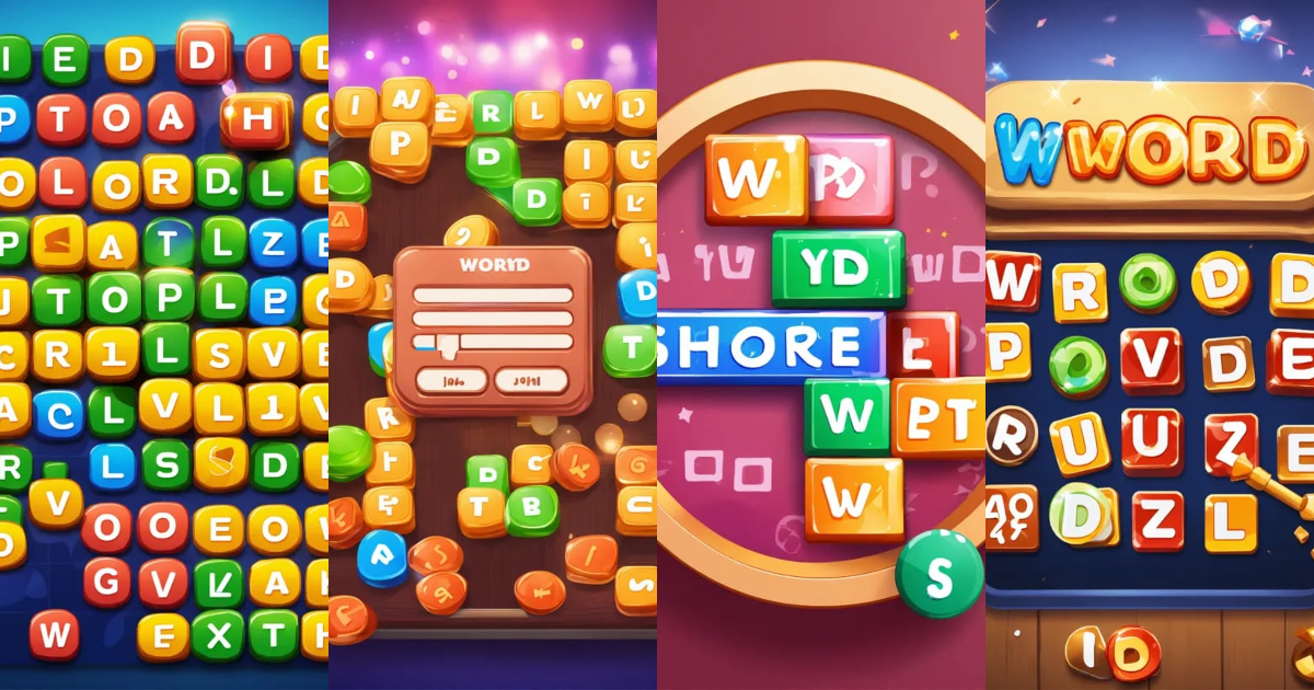 Lexica - Word Puzzle game icon illustration