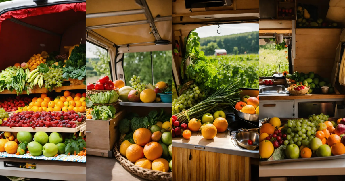 Lexica - Vie nomade, van camper, cuisine, fruits, légumes, vie saine en van