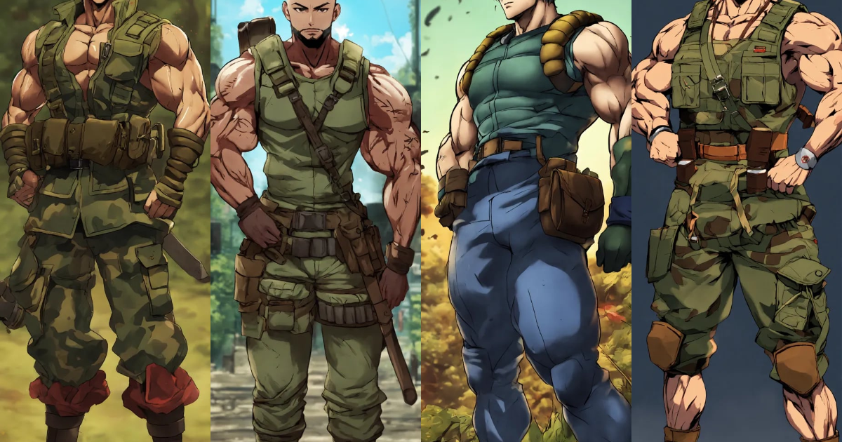 Lexica - Muscle Soldier guerilla in hunter x Hunter style