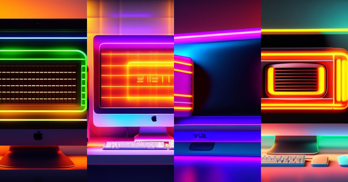 Lexica - 3d pixel retro tiny cute electronics render of an imac screen ...