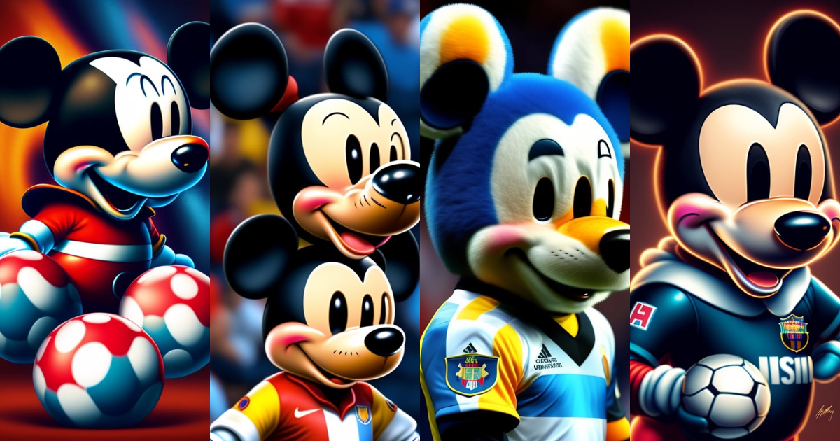 Lexica - Argentina cultura messi mickey mouse