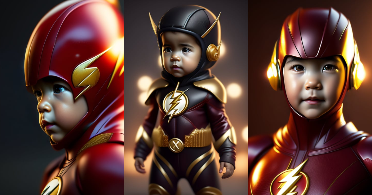 Lexica - Baby the flash, moonwalker, render, rembrandt, cgsociety ...