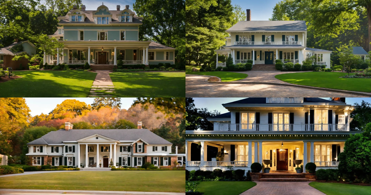 Lexica - 1920s center entry colonial revival mansion