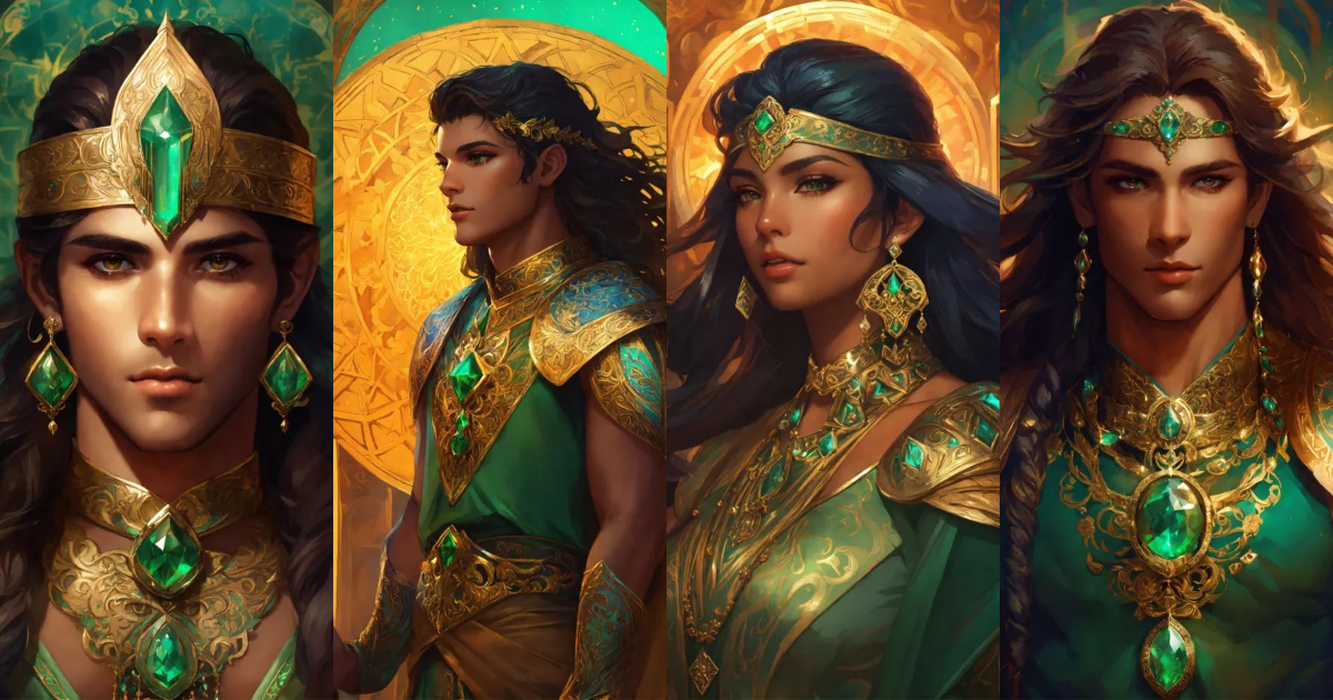 Lexica - Symmetry, portrait of gorgeous, persian elf male armored ...