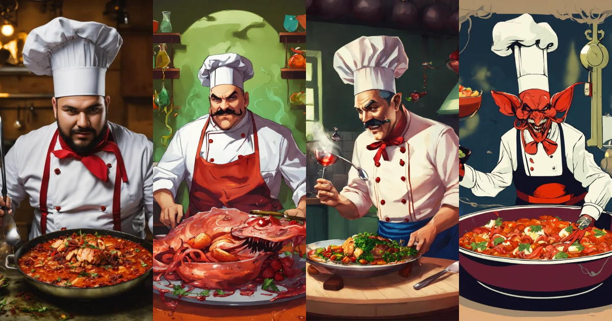 Lexica - An evil chef with poisonous dish