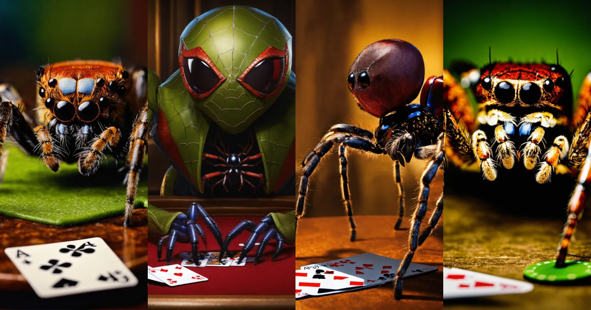 Lexica - A spider playing poker