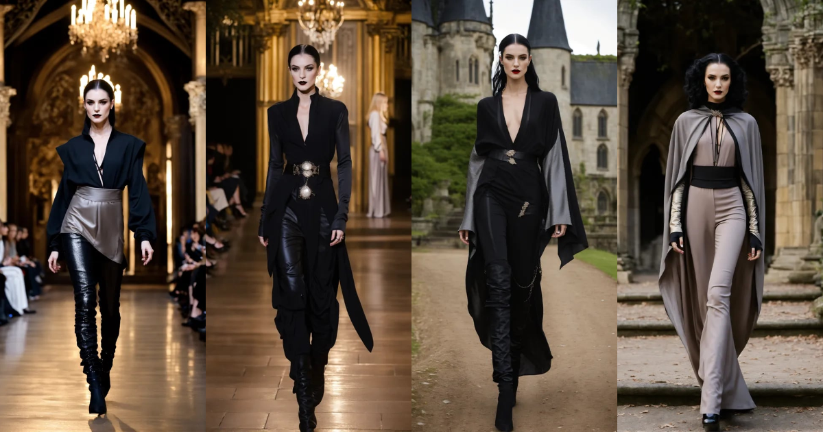 Lexica - Lothlorien androgynous royal vampire walking runway during ...