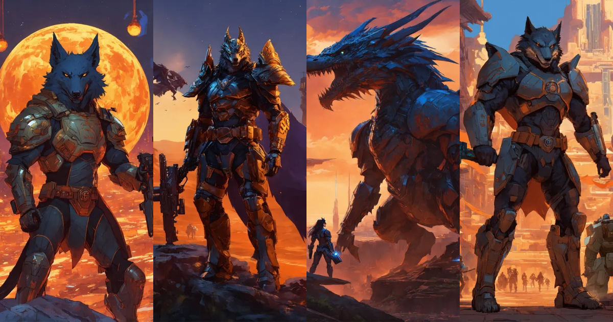 Lexica - Dragon hybrid mutated Male and female werewolves\raven Batman ...