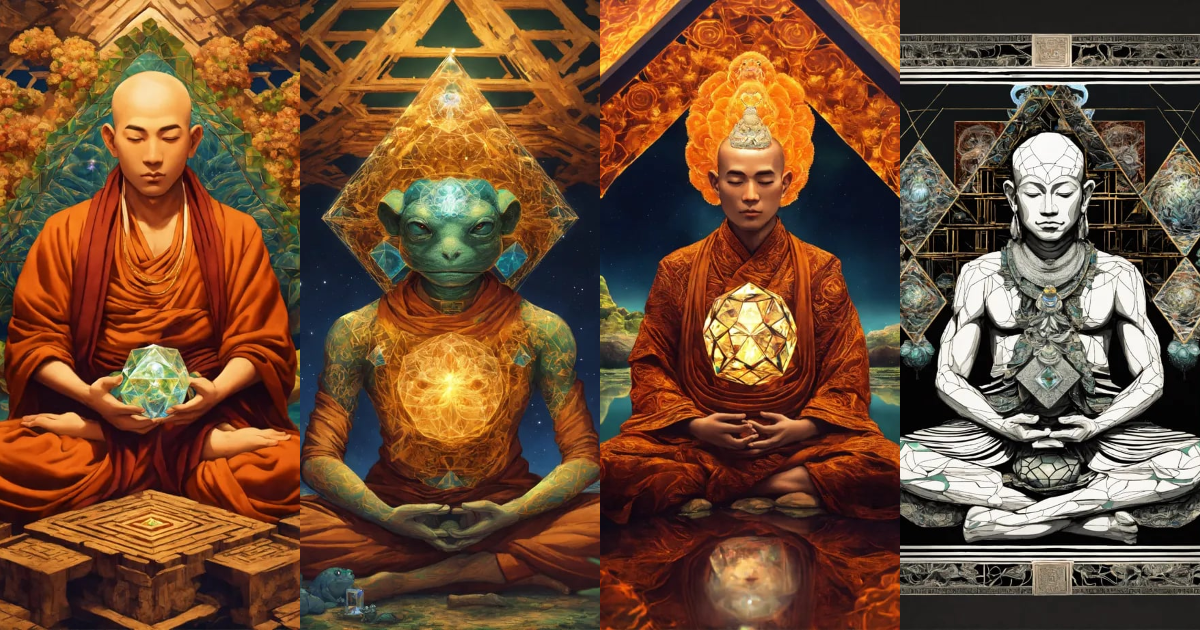 Lexica - Diamond Toad That is Buddhist monk that is meditating in a ...