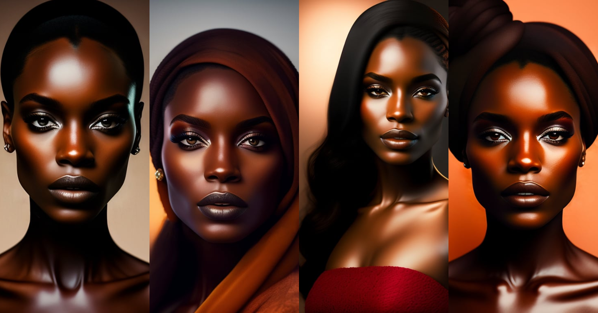 Lexica - Visage d'une femme comme Chocolate chaud