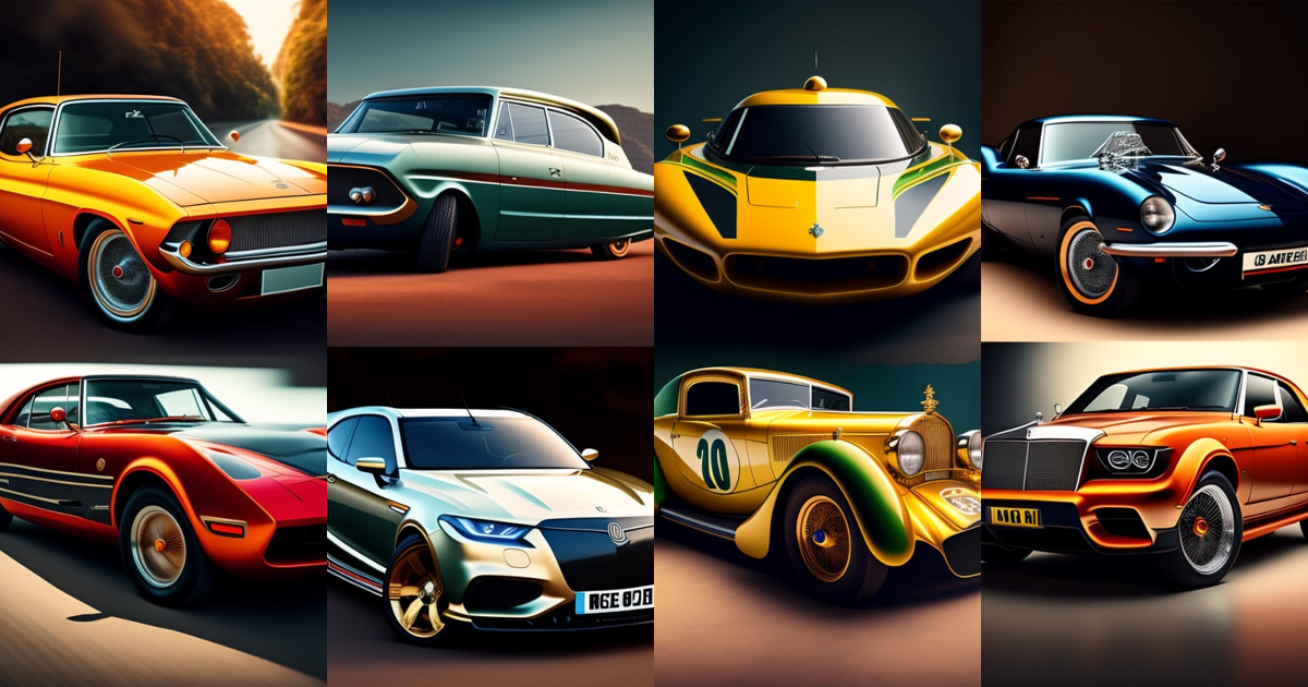 Lexica - Picture of mascular monkey royal and modern car ready to move on