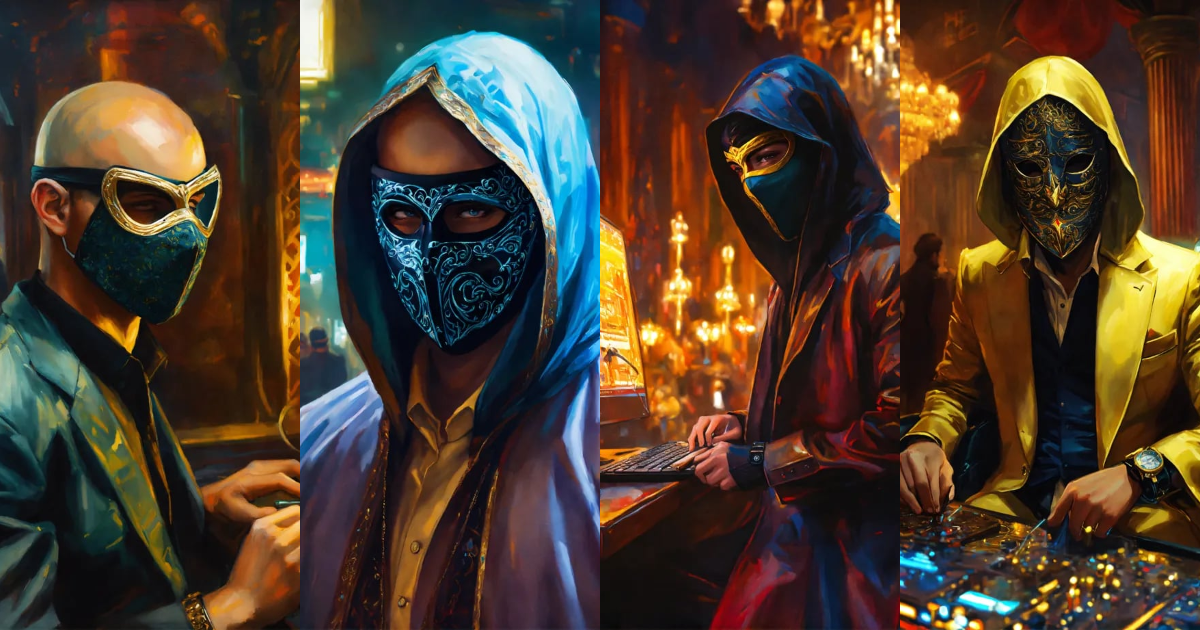 Lexica - Middle Eastern rogue hacker in expensive with mask at a ...