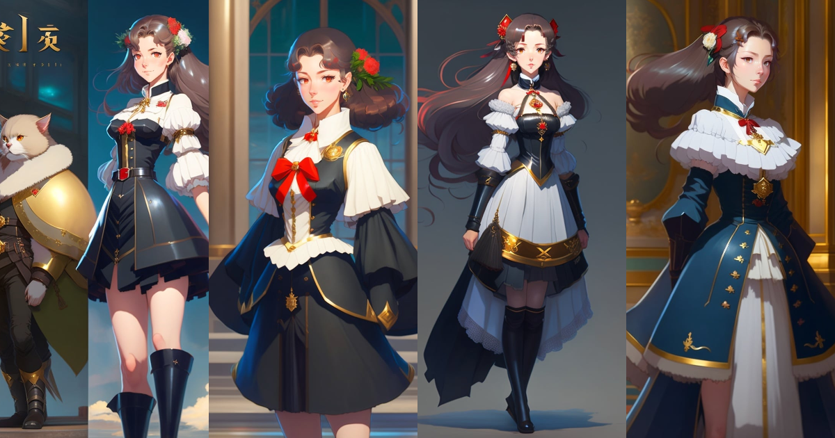 Lexica - Baroque oil painting anime key visual full body portrait ...