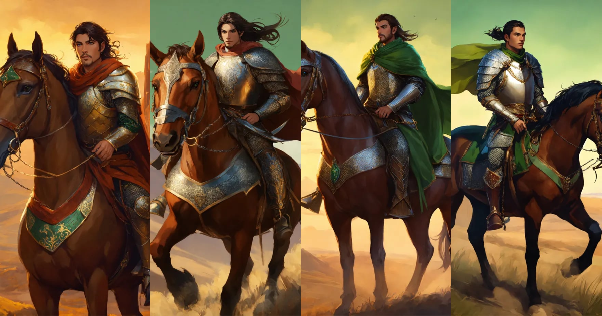 Lexica - A heavily armored Persian cataphract male elf in chain mail ...