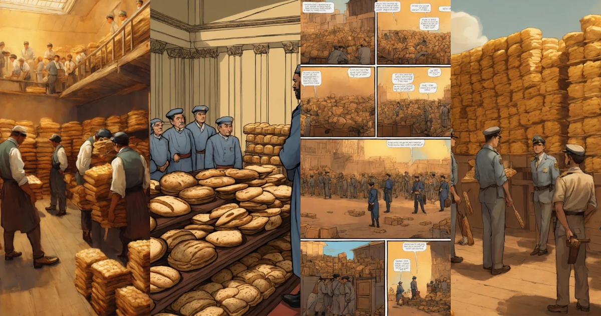 Lexica - The court distributed bread rations to the accused who would ...