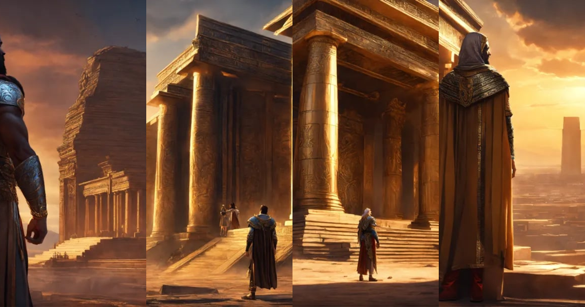 Lexica - Moses facing Pharaoh, ultra realistic, concept art, intricate ...