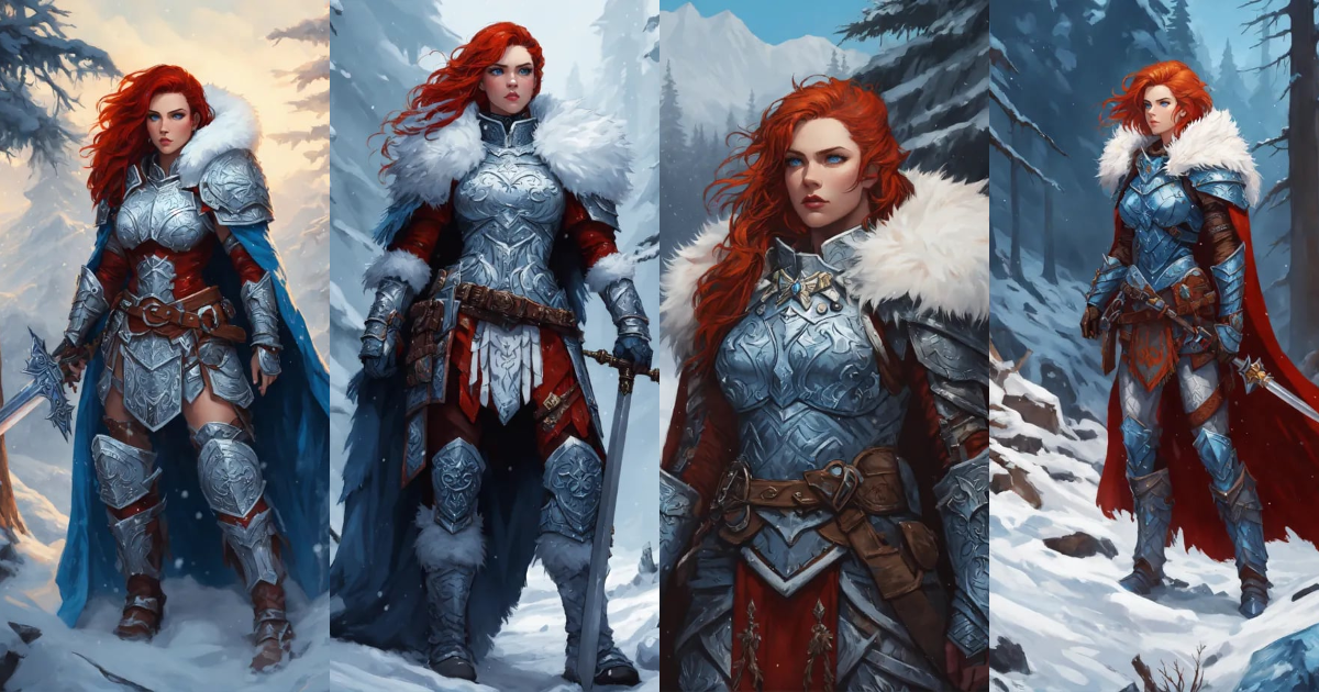 Lexica - A strong rugged woman in intricate armor, highly detailed ...
