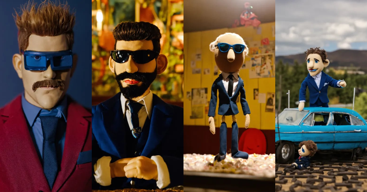 Lexica - Interpol music video puppet but it's my husband