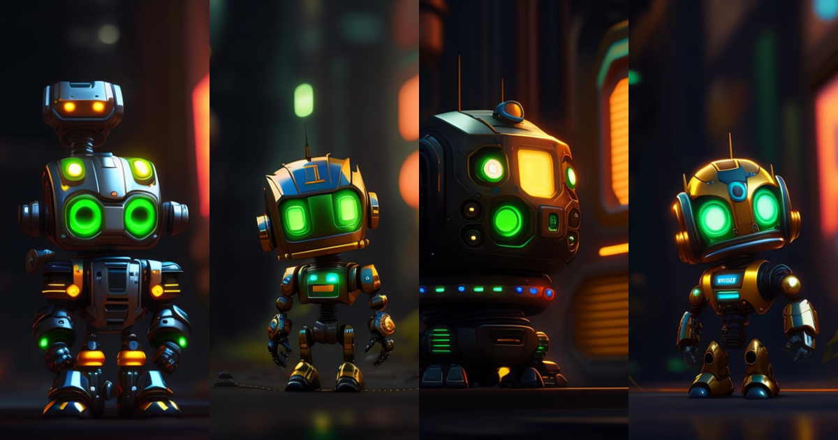 Lexica - Robot clank from ratchet and clank in the style of cyberpunk ...