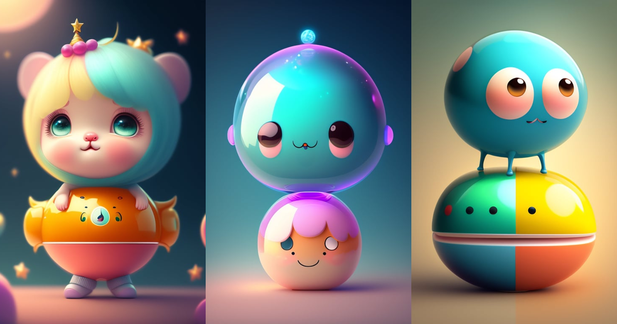 Lexica - Cute and adorable cartoon it baby, fantasy, dreamlike ...