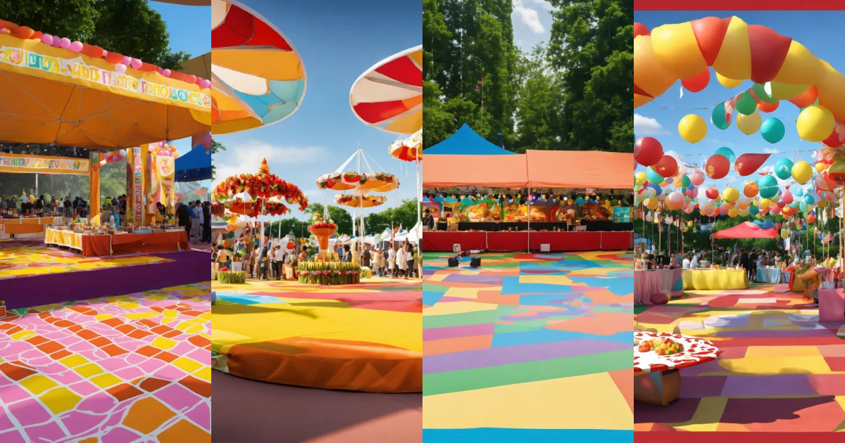 Lexica - Food Festival, Decoration and theme for the festival zone ...