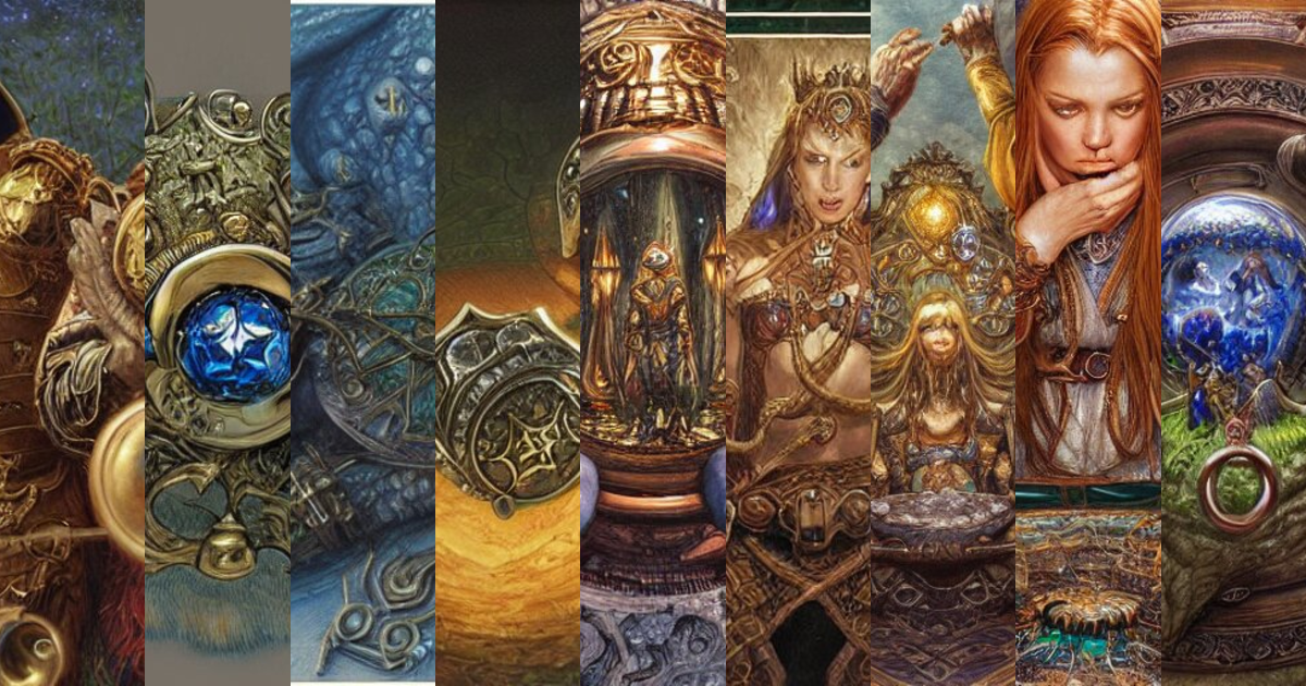 Lexica - The ring of three wishes, fantasy D&D magical item, ring ...