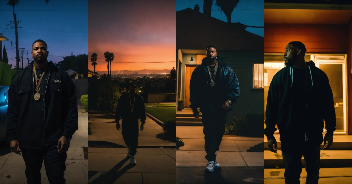 Lexica - Interior view rapper Antron Singleton "Big Lurch walking ...