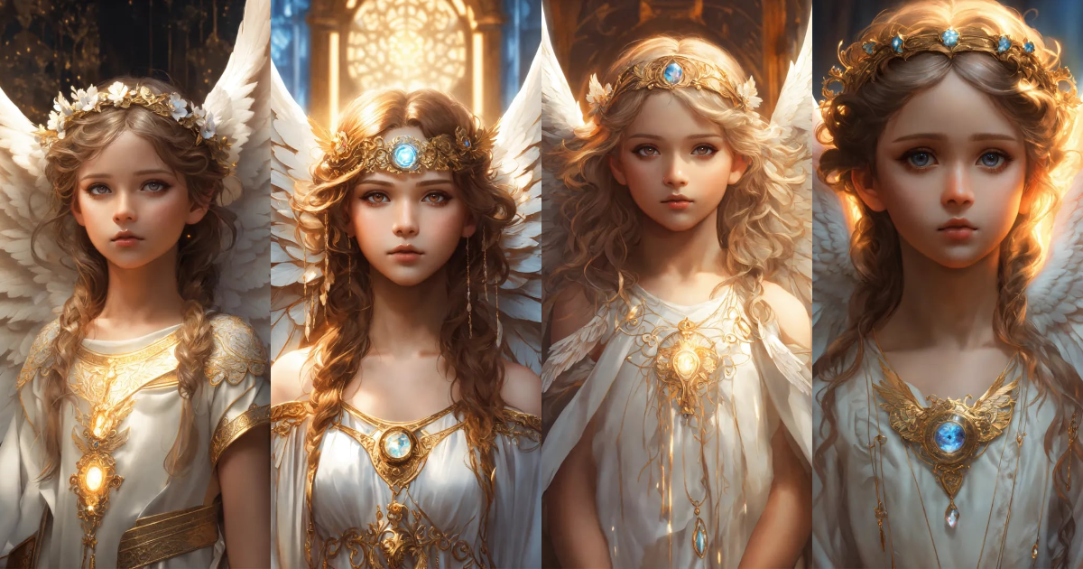 Lexica - Child angel, wings, intricate, headshot, highly detailed ...