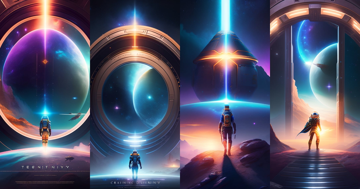 Lexica - Crafting Destiny: A Galactic Odyssey" Unveil a mesmerizing sci ...